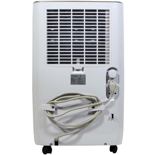 Soleus AC Energy Star 50-Pint Portable Dehumidifier with Auto-Shutoff & Timer, Home Dehumidifier and Moisture Absorber For Basement, Garage, Living Room in White