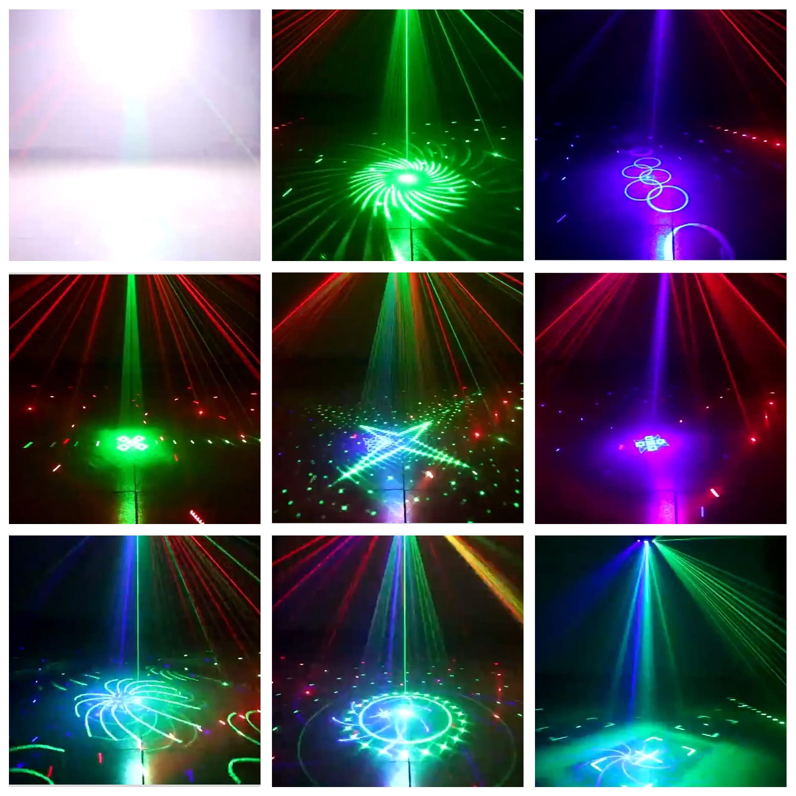 Stage Lights 36 LED Par Lights,36W RGB Par Lights Stage Lighting Indoor for Christmas Halloween Music Party Disco Wedding, Remote Control (Strobe light)