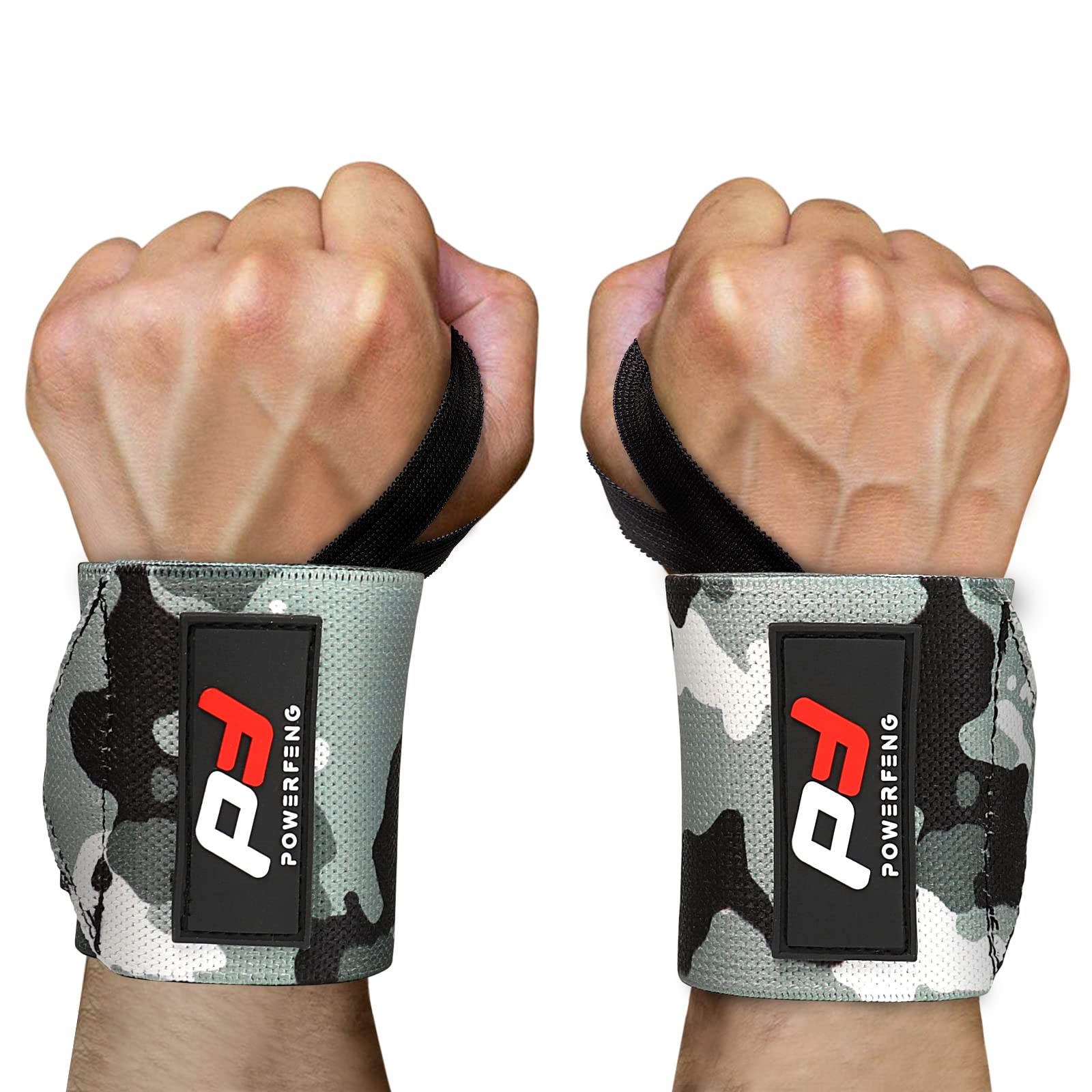 Wrist Wraps Support Weight Lifting: Weightlifting Wrist Wraps Powerlifting Strength - Gym Benching Wrist Wrap Powerlifting for Men & Women - Wristwraps for Bodybuilding