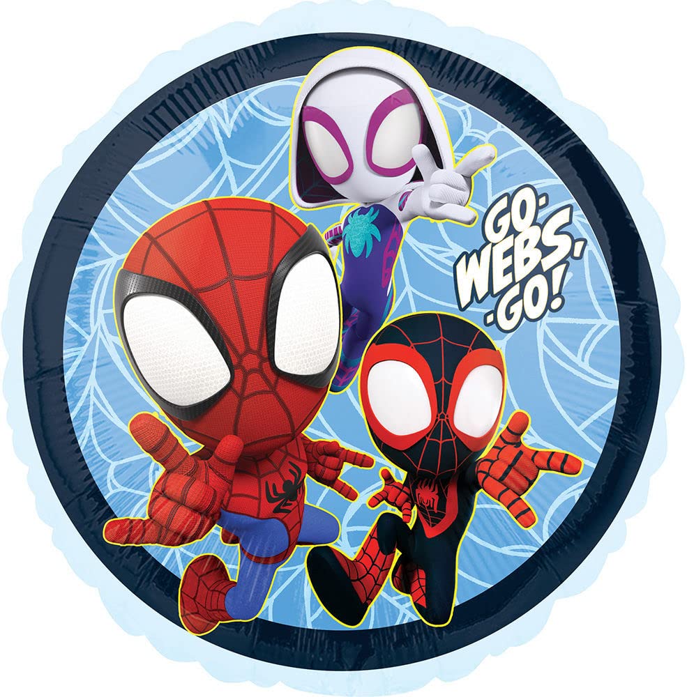 Spidey and His Amazing Friends 3rd Birthday Balloon Bouquet 14 pc Decorations