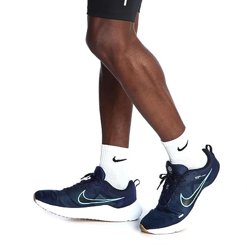 Nike men's Road Running Shoes, Blue Midnight Navy Worn Blue Dark Obsidian, 11 US