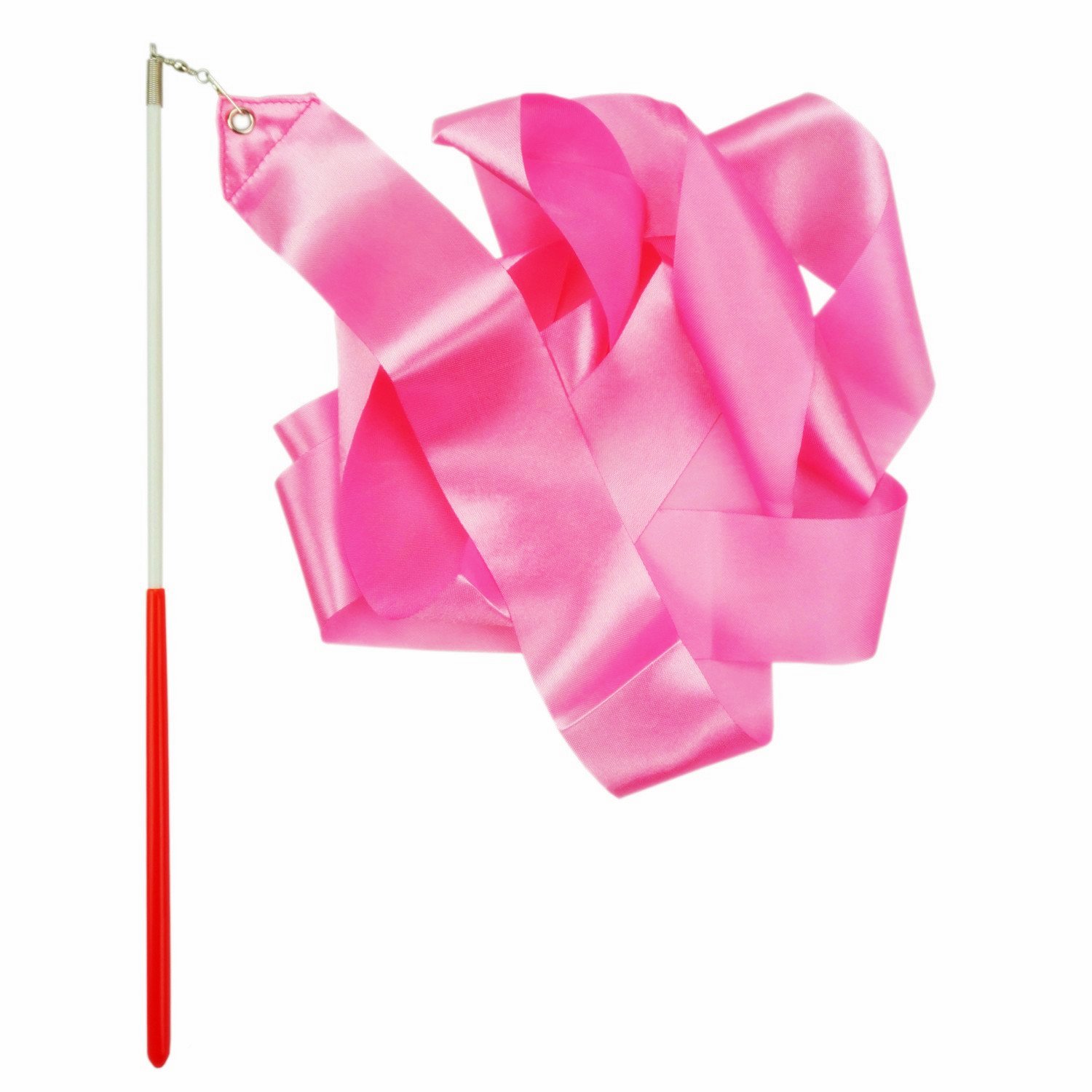 Shxstore Rhythmic Gymnastics Ribbon, Praise Dancing Streamers for Kids, Red, 1 Set