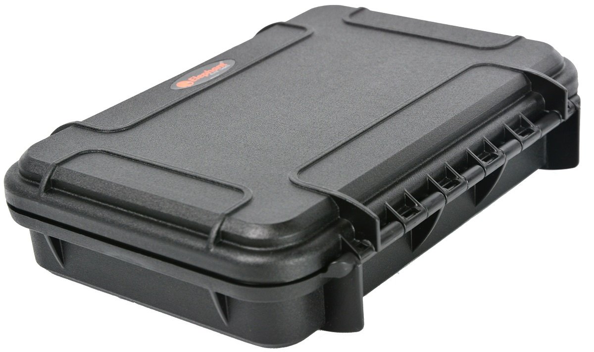 Pistol Case Handgun Hard case Elephant Elite EL008 with Pre-Cubed Foam, Waterproof Concealed Carry