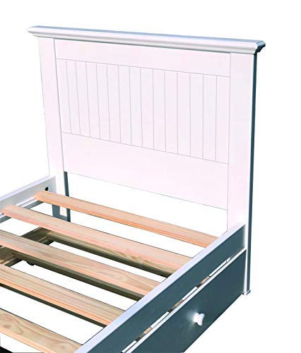 Solid Pine Wood Slats Full Size Bed Mattress Support Wooden Slats 54 in Long x 2.75 in Wide x 5/8 in Tall Pack of 13 Count Replacement Spare Parts Custom Size Cutting Service