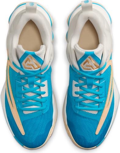 NIKE Men's Sneaker Three Quarters Tall, Phantom Blue Lightning Ice Peach, 9.5