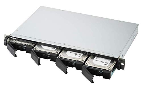 QNAP TS-451DeU-2G 4 Bay Short Depth Rackmount NAS with Intel Celeron J4025, Two 2.5GbE Ports