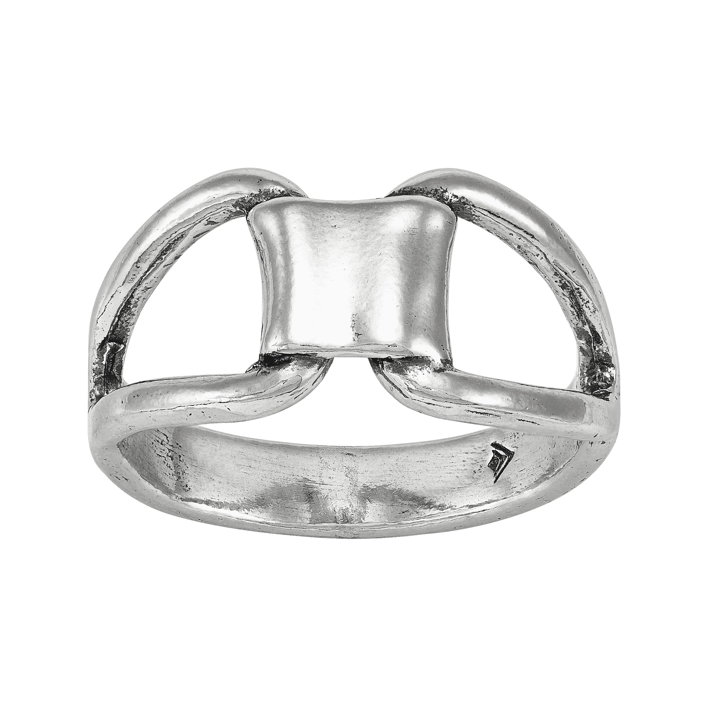 Silpada 'Lockstep' Ring in Sterling Silver, Size 8, Size 8
