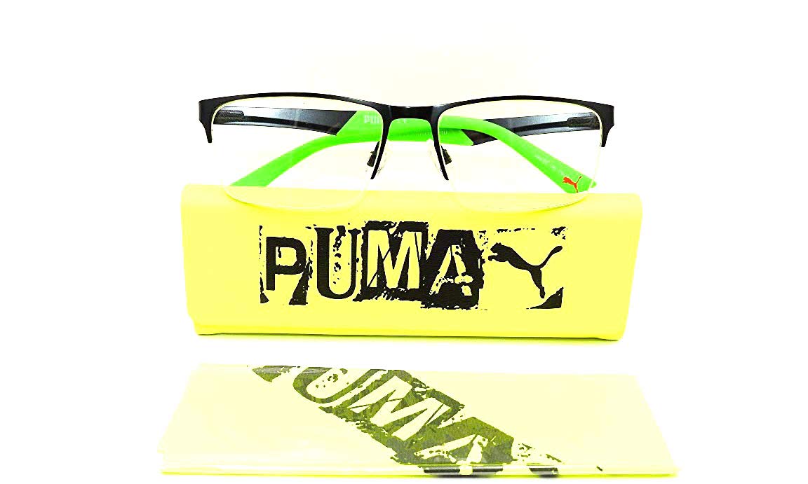 PUMA PE0013-001 Eyeglasses w/Demo Lens 56mm