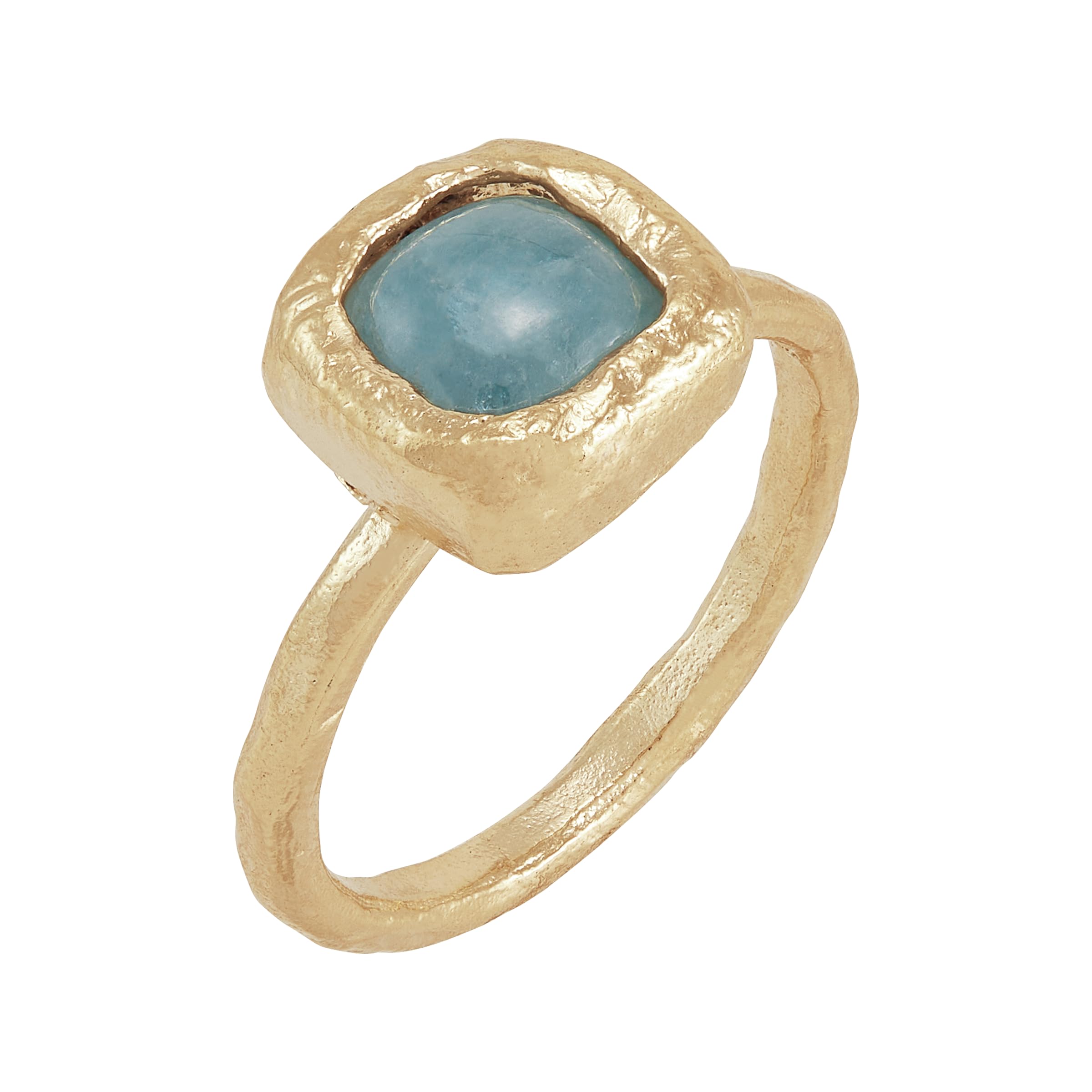 Silpada 'Mediterra' 14K Yellow Gold-Plated Sterling Silver Ring, Size 8, Size 8
