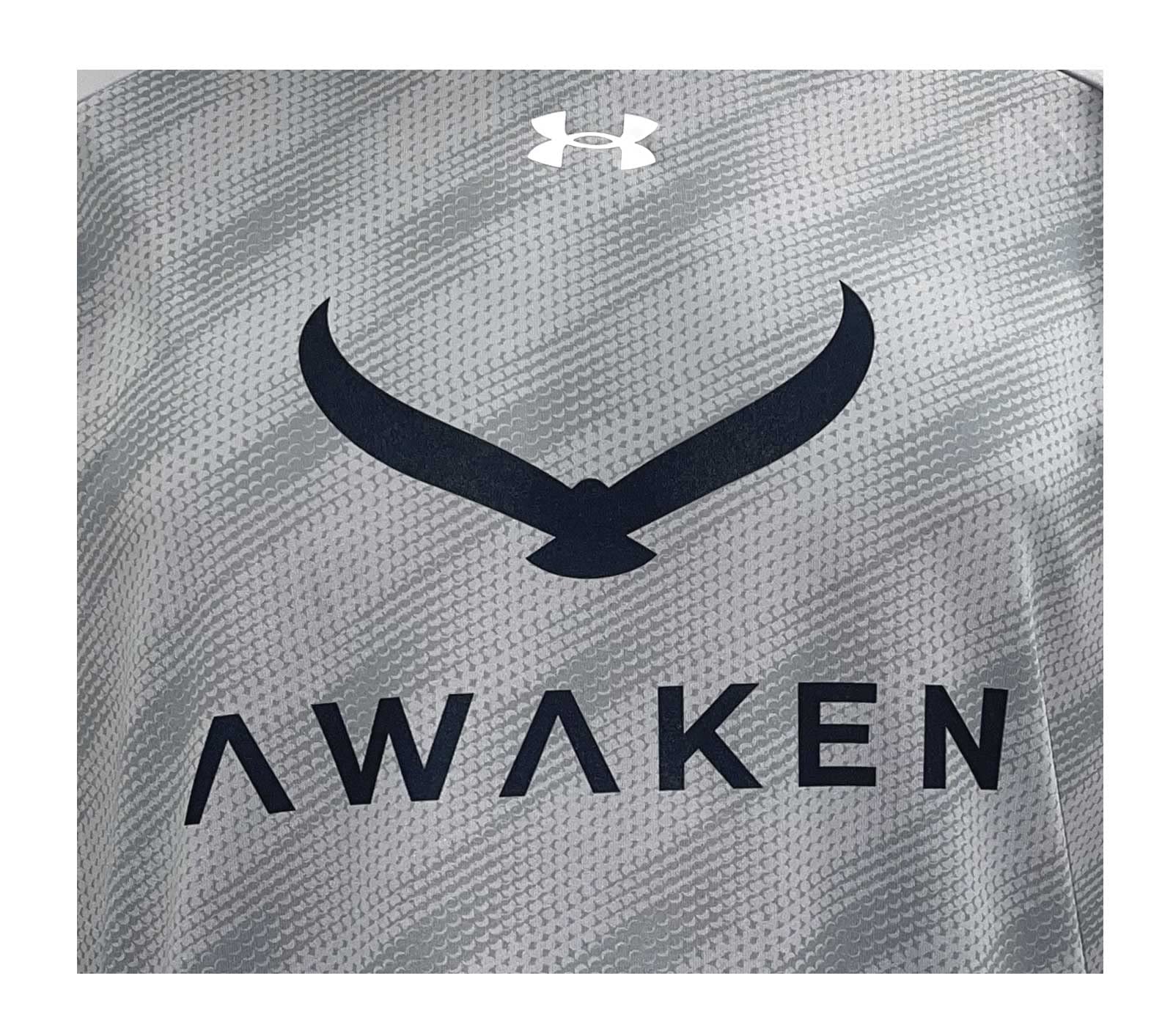 Under Armour UA Men's Awaken Patterned Golf Short Sleeve Crew Tee T-Shirt (M)