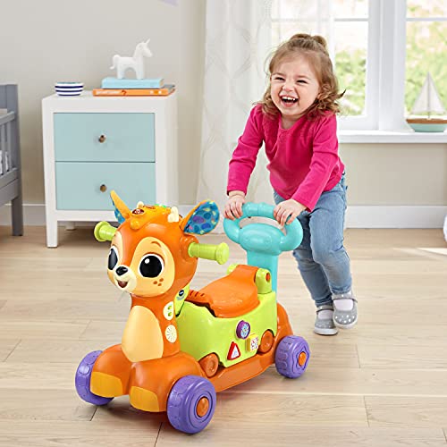 VTech 4-in-1 Grow-with-Me Fawn Scooter (Frustration Free Packaging)