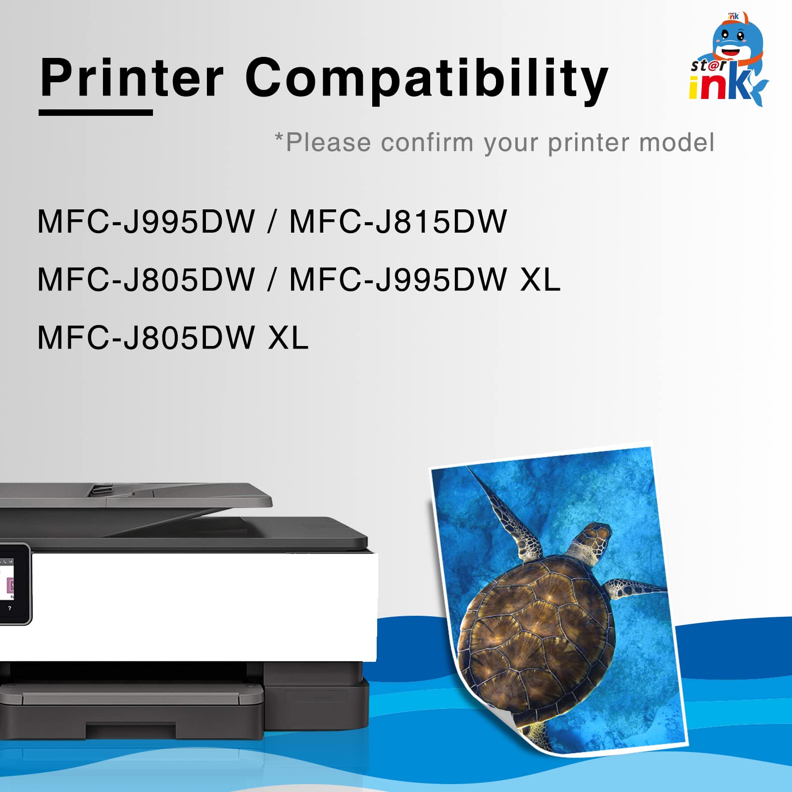 st@r ink LC3035 Ink Cartridges, Compatible Replacement for Brother LC3033 LC-3035 3033 (BK/C/M/Y) Work for MFC-J995DW MFC-J815DW MFC-J805DW Printer, 4 Packs