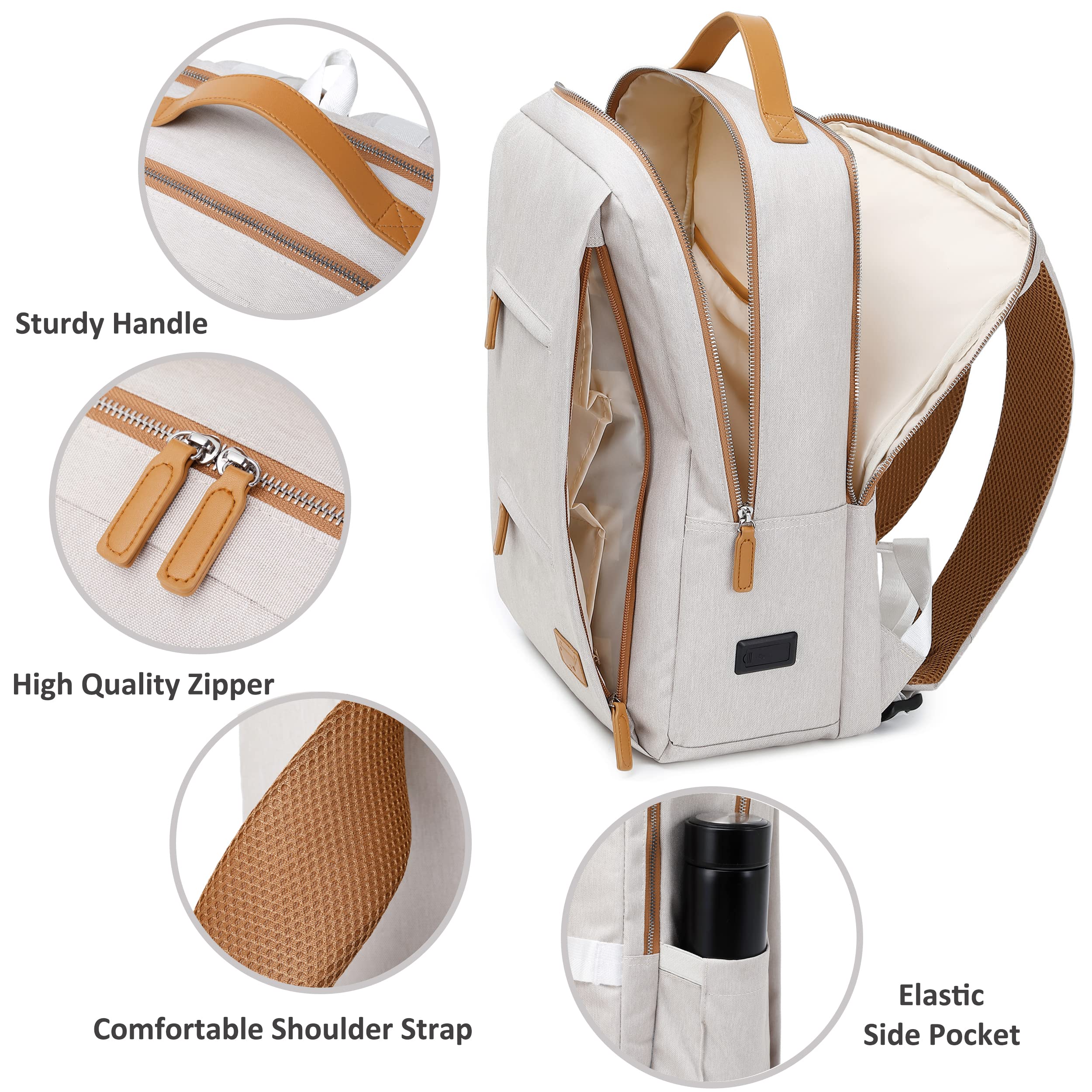 Smart Laptop Backpacks 15.6 inch for Women Men Business Travel