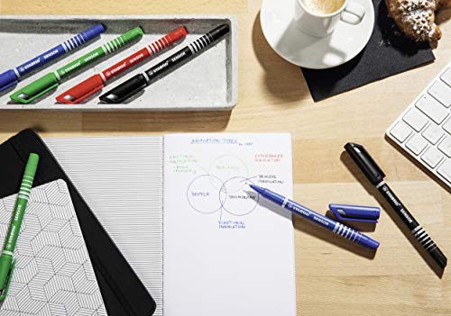 STABILO Fineliner SENSOR M - Wallet of 8 - Assorted Colours