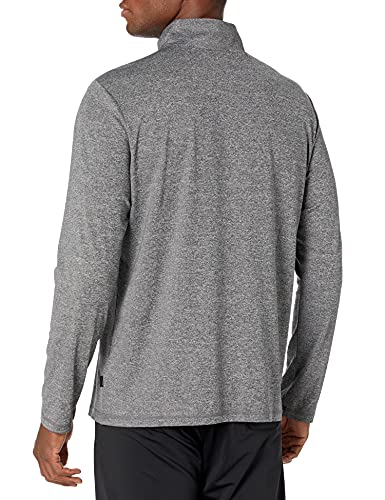 Skechers Men's Skech-Air 1/4 Zip, Black/White, Medium