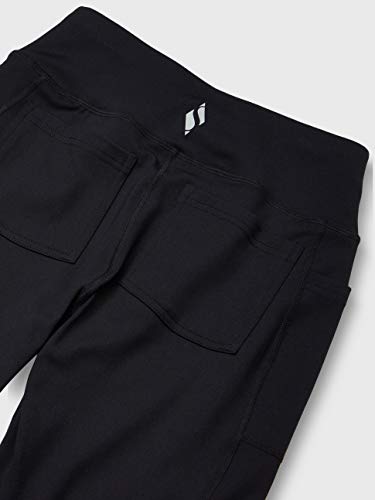Skechers Women's Go Walk High Waisted Crop Pant, Black, XX-Large