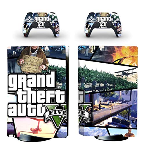 Street Theft - PS5 Skin Console - PS5 Controller Skin Cover Vinyl Decal Protective