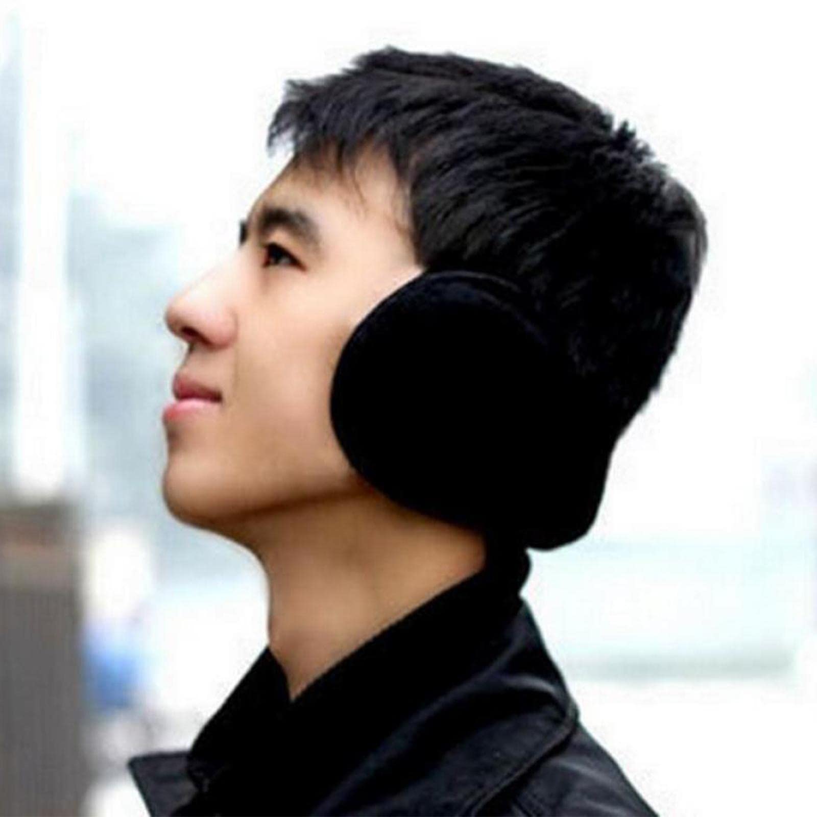 Unisex Foldable Winter Earmuffs Foldable WinterWindproof Thickened Ear Warmer Earmuffs for Outdoor - Behind The Head Earmuffs