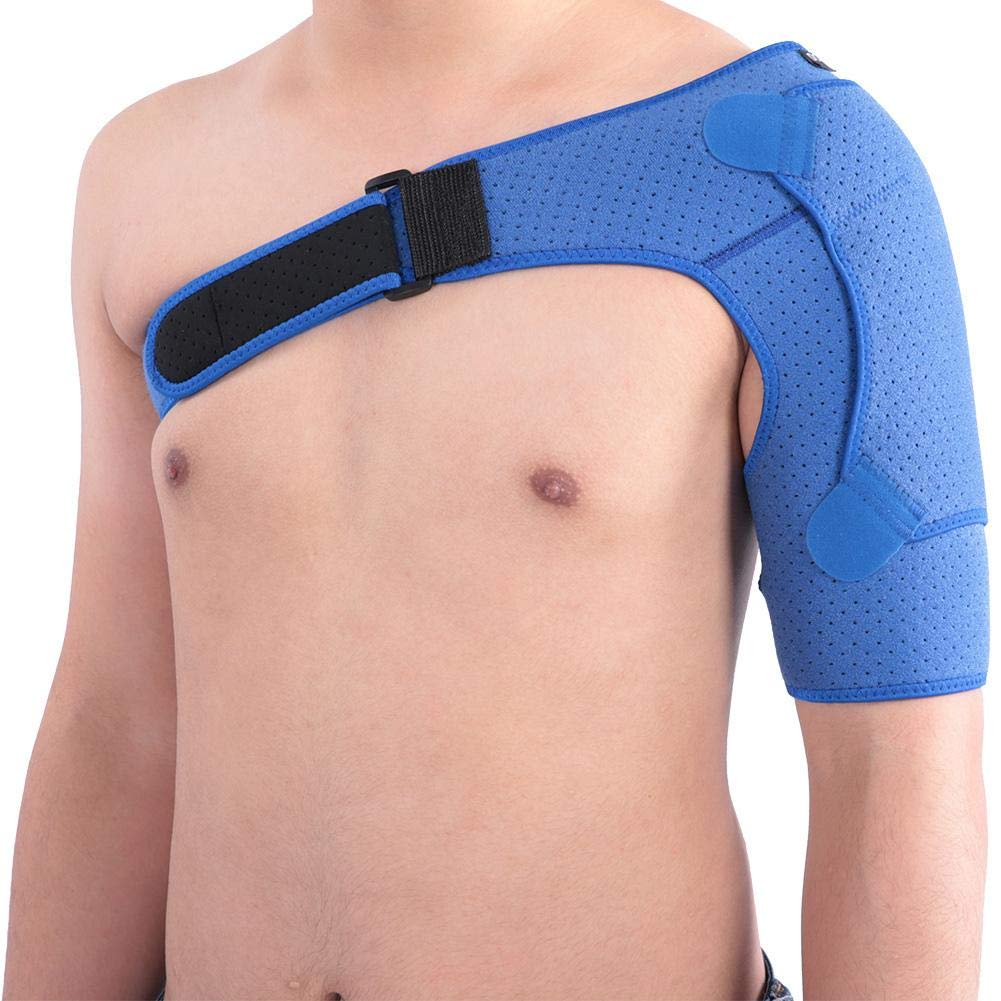 Wchiuoe Shoulder Brace Support for Rotator Cuff Injury Prevention and Recovery,Unisex,Shoulder improved pressurized punched breathable Can be Worn on Left or Right Shoulder Large size(39-55in)