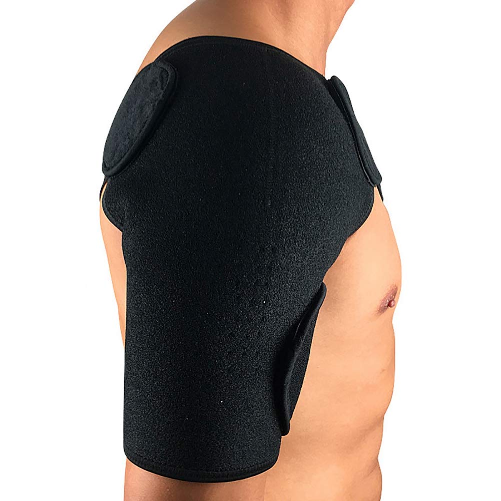 Shoulder Support Brace for Men and Women Adjustable Wrap Compression and Stability for Chronic Pain and Aches in Injuries Shoulder Compression Sleeve Wrap