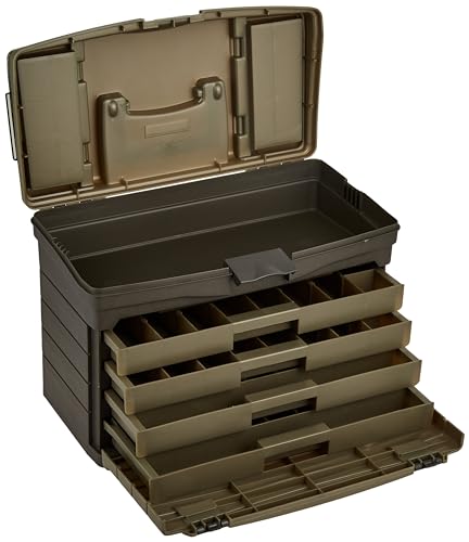 Plano Four Drawer Tackle System,Premium tackle storage and tool organization, Premium Tackle Storage