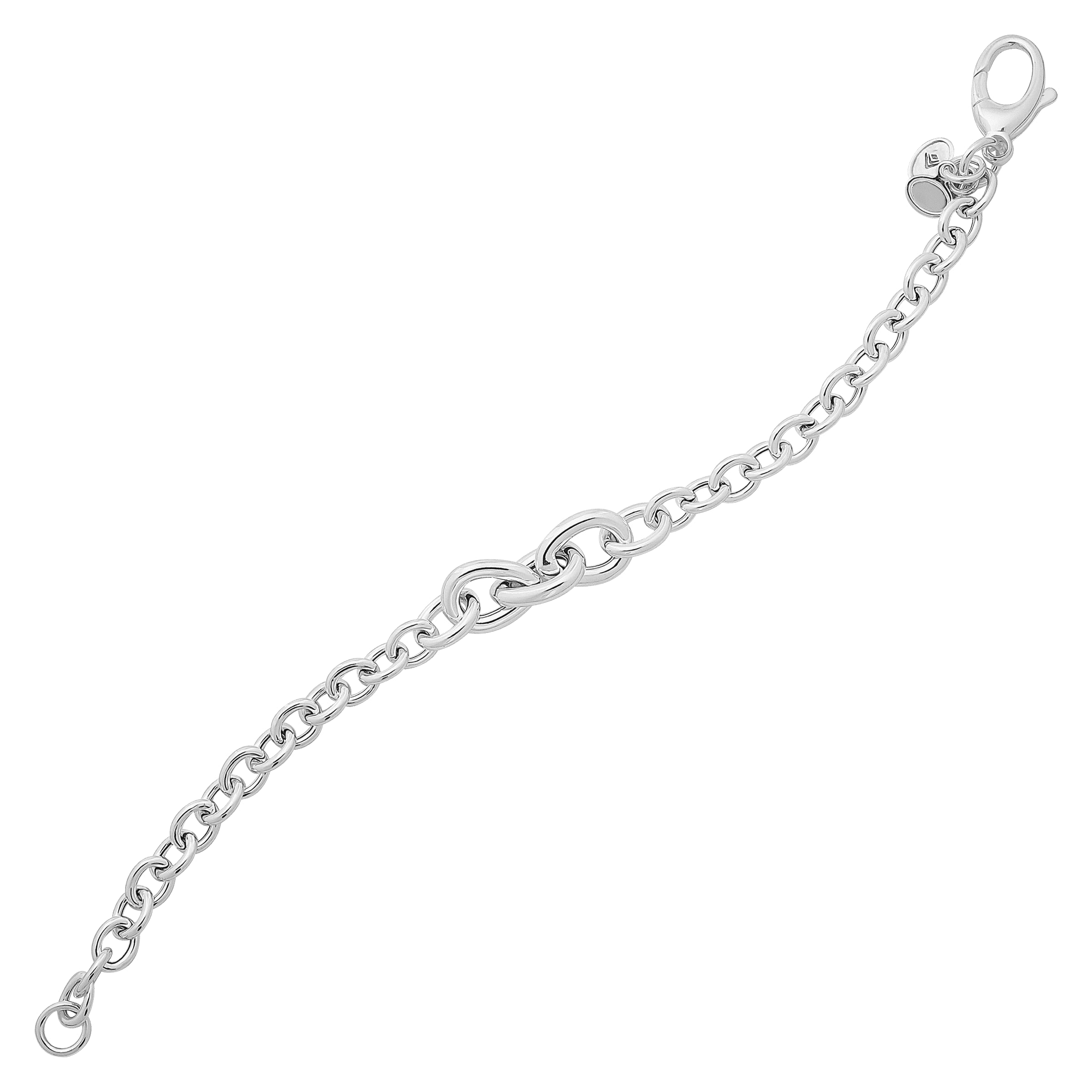 Silpada 'Unstoppable' Link Chain Bracelet in Sterling Silver, 7.5"