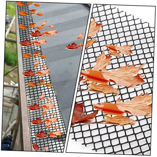 NOLITOY 3 Sets Anti-Falling Net Filters Kn Filter Fence Mesh Netting Gutter Brush Net Cover Leaves Gutter Cover Fence Gutter Guard Roof Mesh Strainer Plastic Gutter Guard Leaf 15c Bird Net