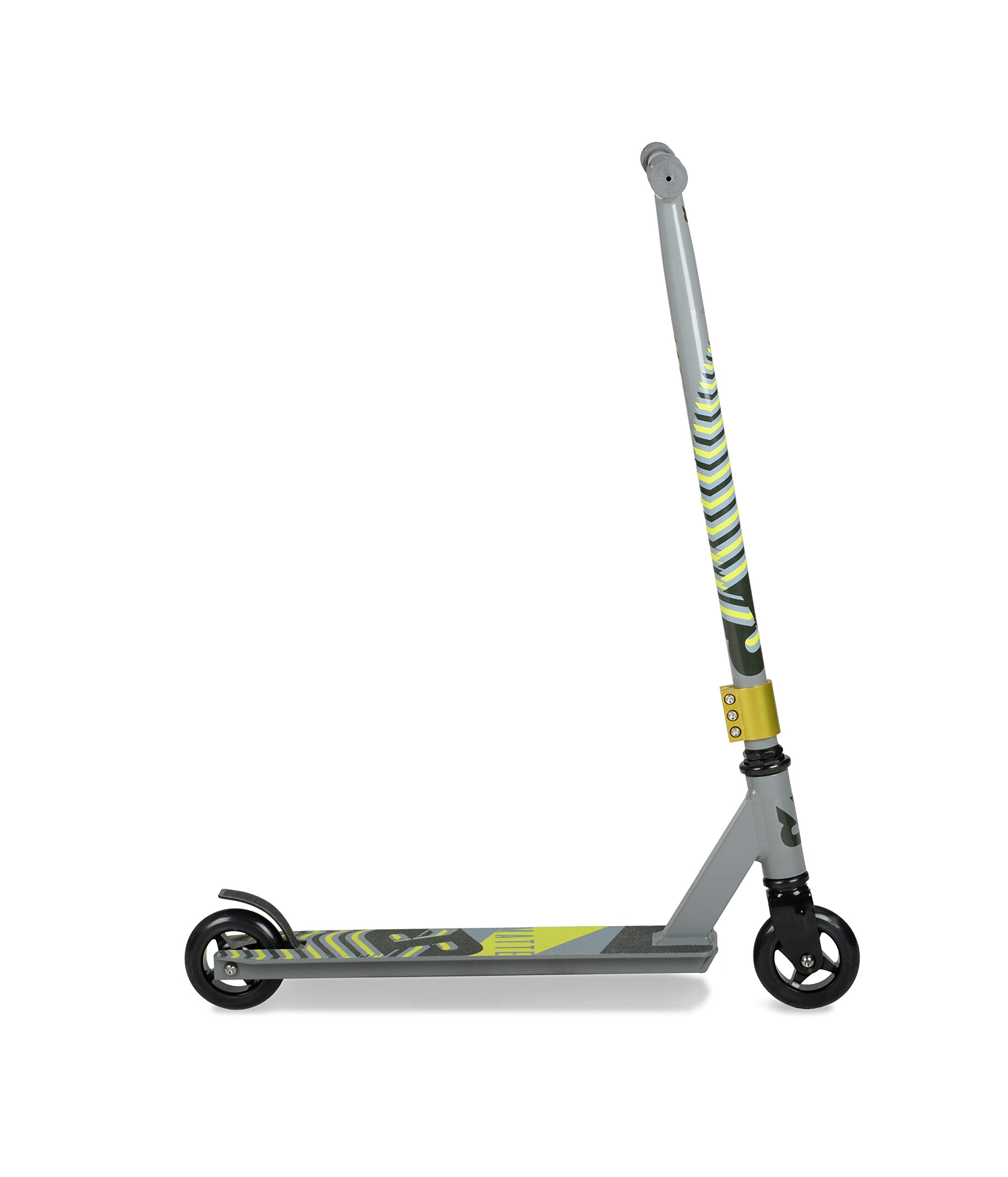 Riprail Matte Stunt Scooter Finished in Ghost Silver with Alloy Deck, Alloy Core Wheels and ABEC-9 Bearings