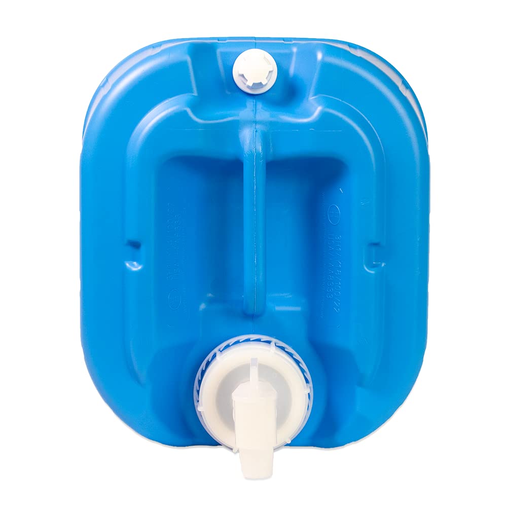 Valley Food Storage 5 Gallon Stackable Water Containers (3-Pack) | 100% Food Grade, BPA-Free | Durable Indoor Outdoor Storage Large Water Jug | Camping Accessories, Survival Gear, Prepper Supplies