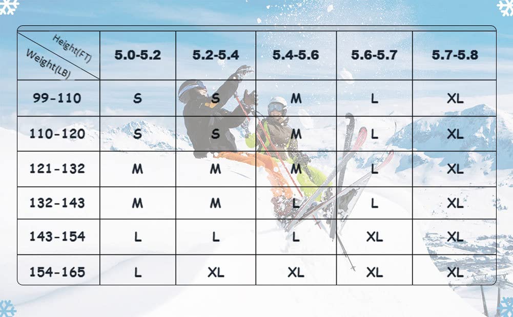 SEARIPE Womens Ski Pants Waterproof Ski Bibs Women Insulated Snow Bibs Adjustable Overalls Ripstop Snowboard Pant(Bean,L) Red Wine