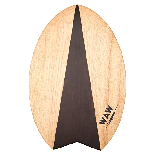 WAW TimberFish Bodysurfing Handplane, Handboard, Body Surf Plane, Hand Surfer, Hand Paddle, Sustainable Timber