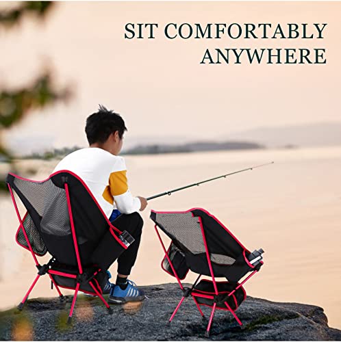 SY Camping Chair Lightweight Folding Camping Backpack Chair