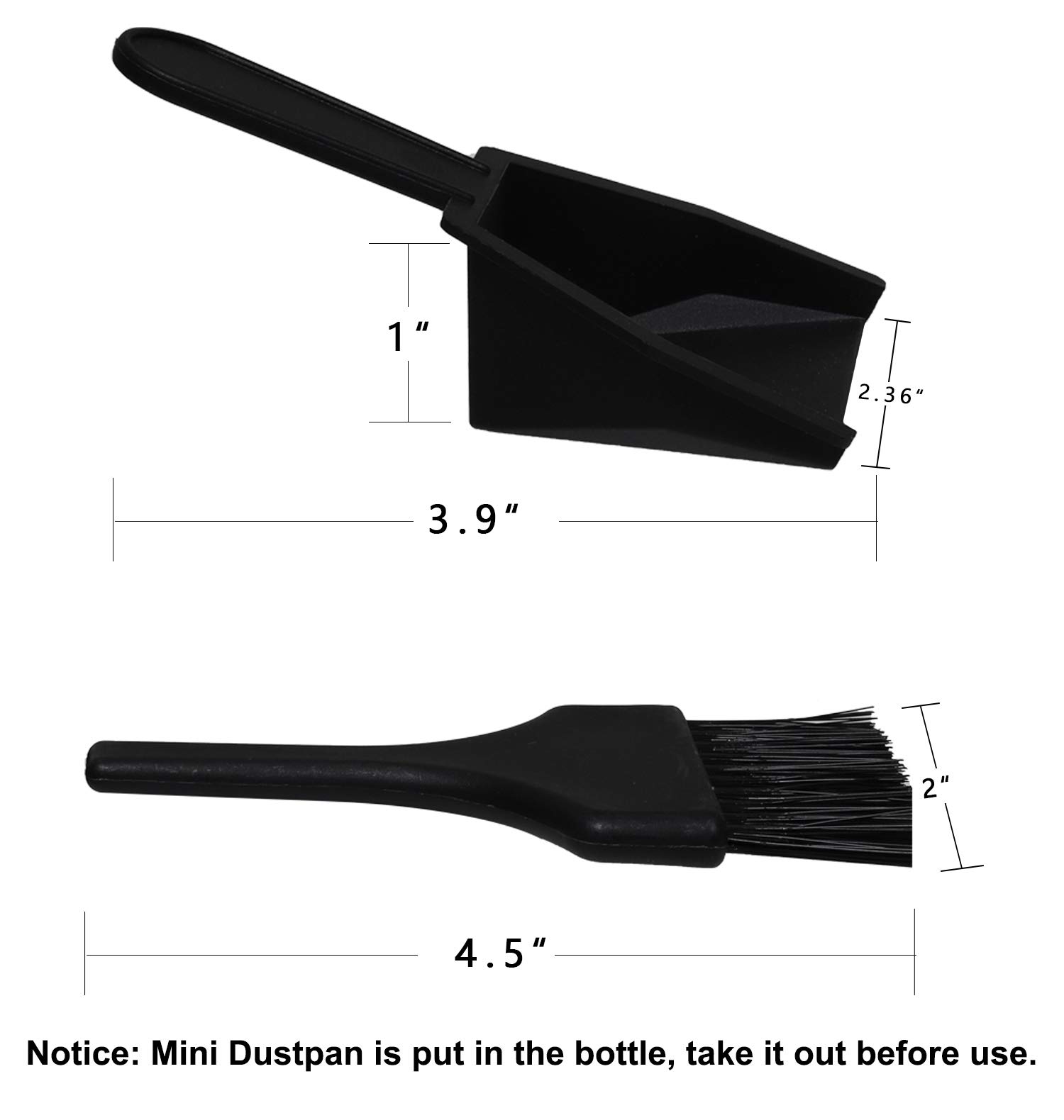 Shuffleboard Pucks w/ 2 Cans Shuffleboard Wax, Mini Dustpan and Brush for Shuffleboard Table, Complete Shuffleboard Accessories Bundle (2 1/8" (53mm), Medium Speed)