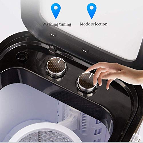 Single Bucket Washing Machine，Portable Mini Washing Machine, Compact Laundry Washer for Dorms and Apartments