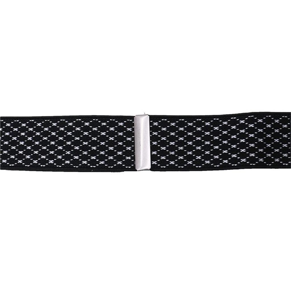 XWWDP 35mm Width Suspenders for Men Leather Button End Elastic Y Back Men Fashion Suspenders Pant Braces Dad Gift (Color : Brown, Size : One Size)