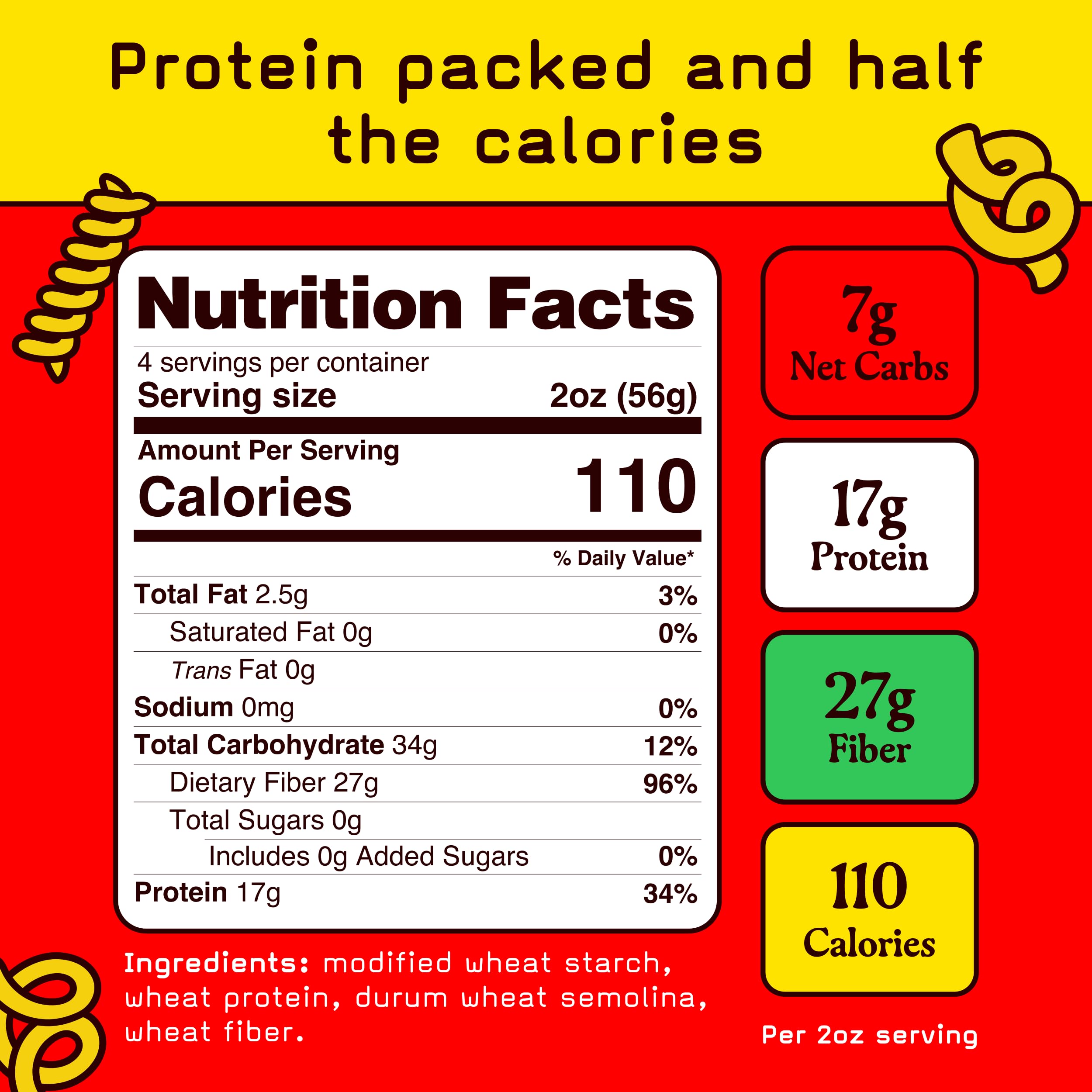 Pete's Pasta 3 Pack Elbow Noodles Pasta 8oz – 7g Low Carb Pasta – 17g High Protein Pasta – Authentic Italian Keto Pasta Noodles – Healthy Low Calorie Elbow Pasta – Wheat Pasta Imported from Italy
