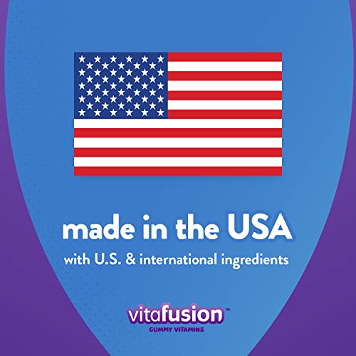 Vitafusion Apple Cider Vinegar Gummies, 500mg Apple Cider Vinegar per Serving Plus B Vitamins, 75ct, Natural Apple Cider Flavor from America’s Number One Gummy Vitamin Brand