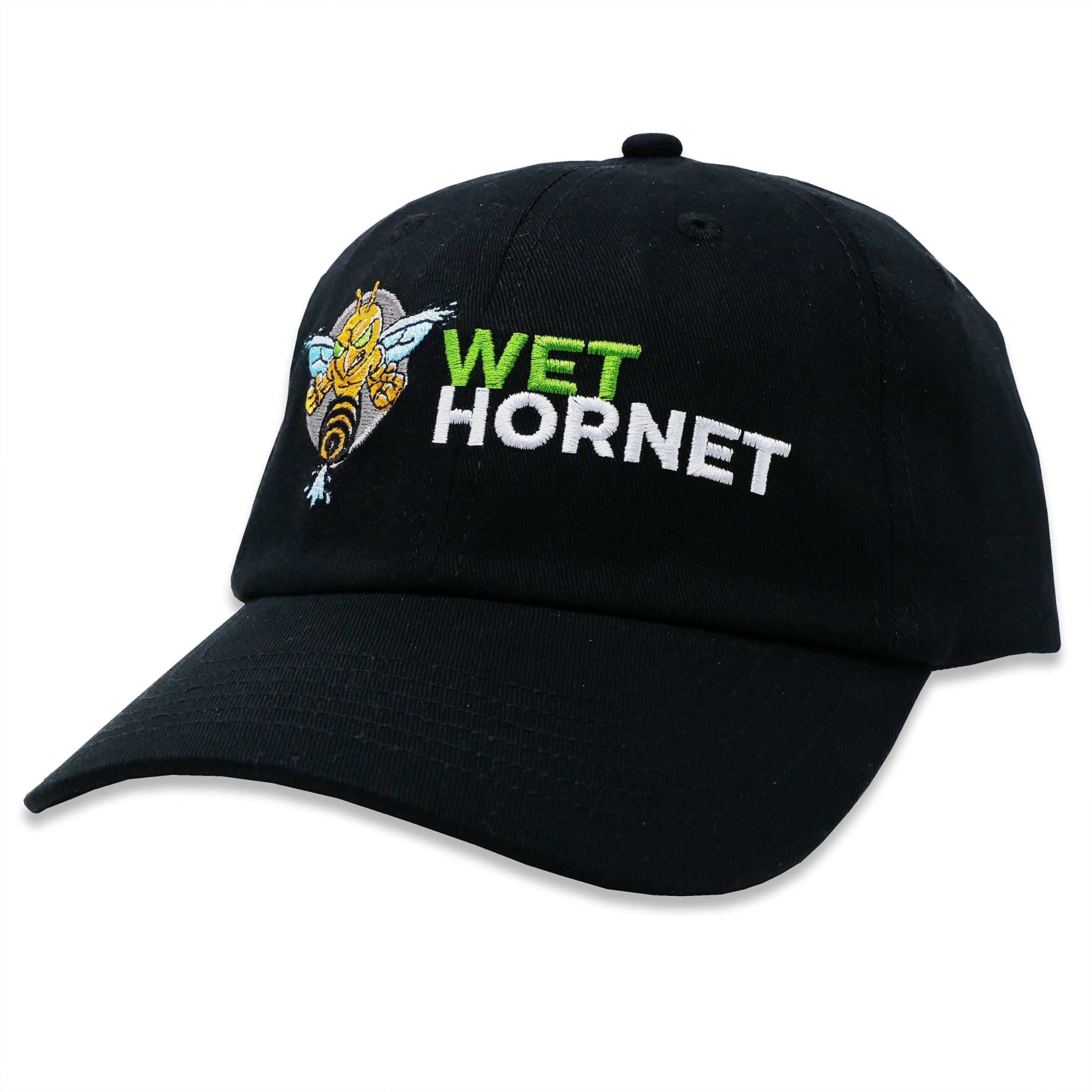 Wet Hornet Embroidered Classic Twill Dad Hat (Limited Edition) Black