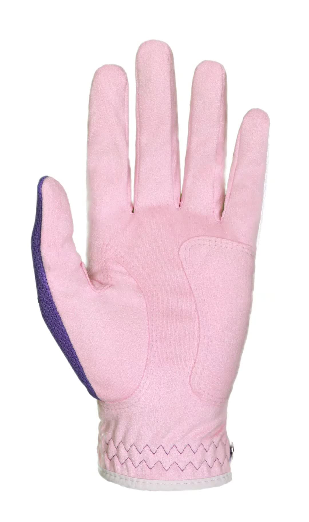 SIMPLE SYMBOL Women's RainGrip Golf Glove,Hot Wet Weather Comfort,Six Pack (Six Left Hand Or Six Right Hand) Four Colors,Pink/Purple/White/Green, Left Hand Right Hand(Purple,S,Left)