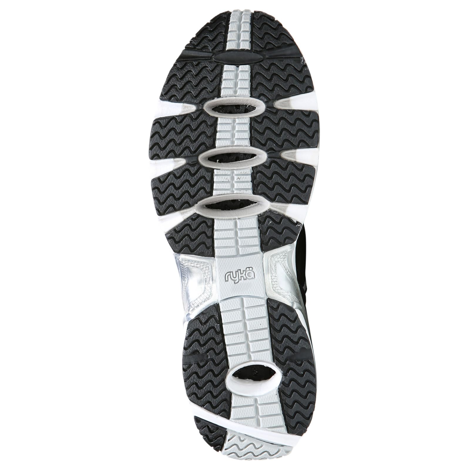 Ryka Womens Hydro Sport Cross Training Water Shoe, Black/White, 8.5 US