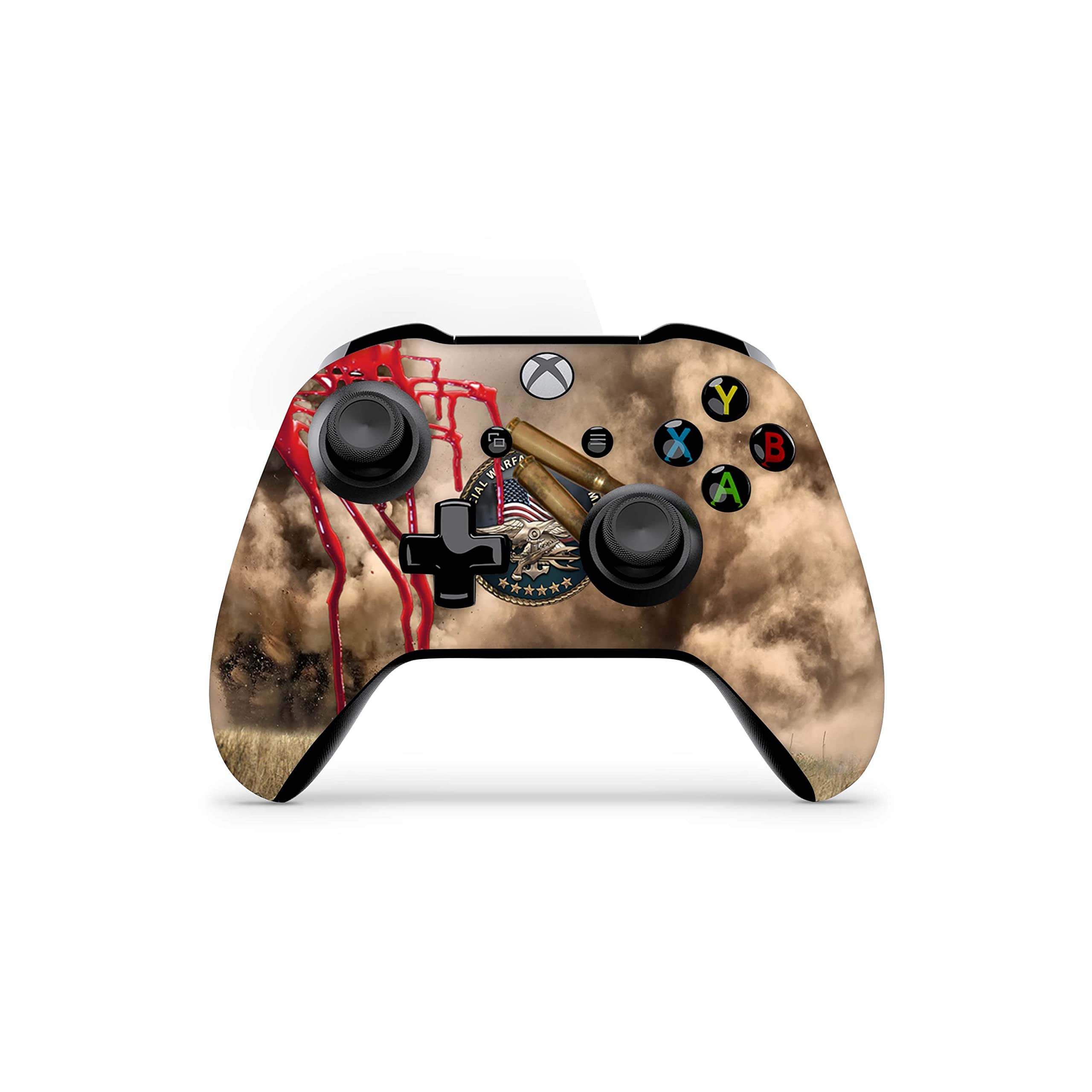 ZOOMHITSKINS Controller Skin Compatible with X1 S and X1 X, Vinyl Sticker Technology, Army Soldier Battle Field, Durable, 1 Skin, Made in The USA