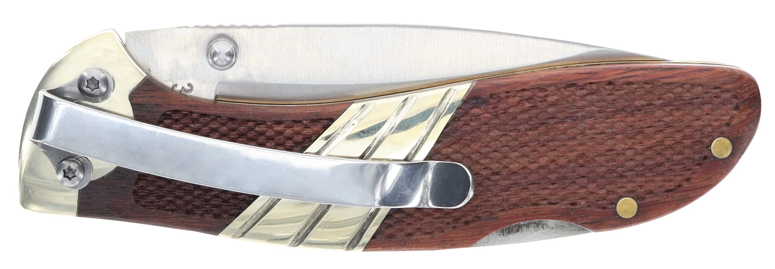 Old Timer 31OTCP Medium Lockback 6.5in High Carbon S.S. Traditional Folding Pocket Knife with 2.9in Drop Point Blade and Wood Handle for Hunting, Whittling, Carving, Camping, EDC, One Size, Black
