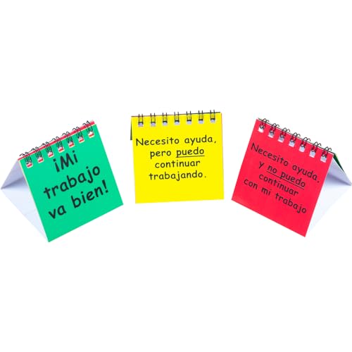 Really Good Stuff Spanish I Need Help! Mini Flip Chart Set (ÂĄNecesito ayuda! Mini Rotafolios)