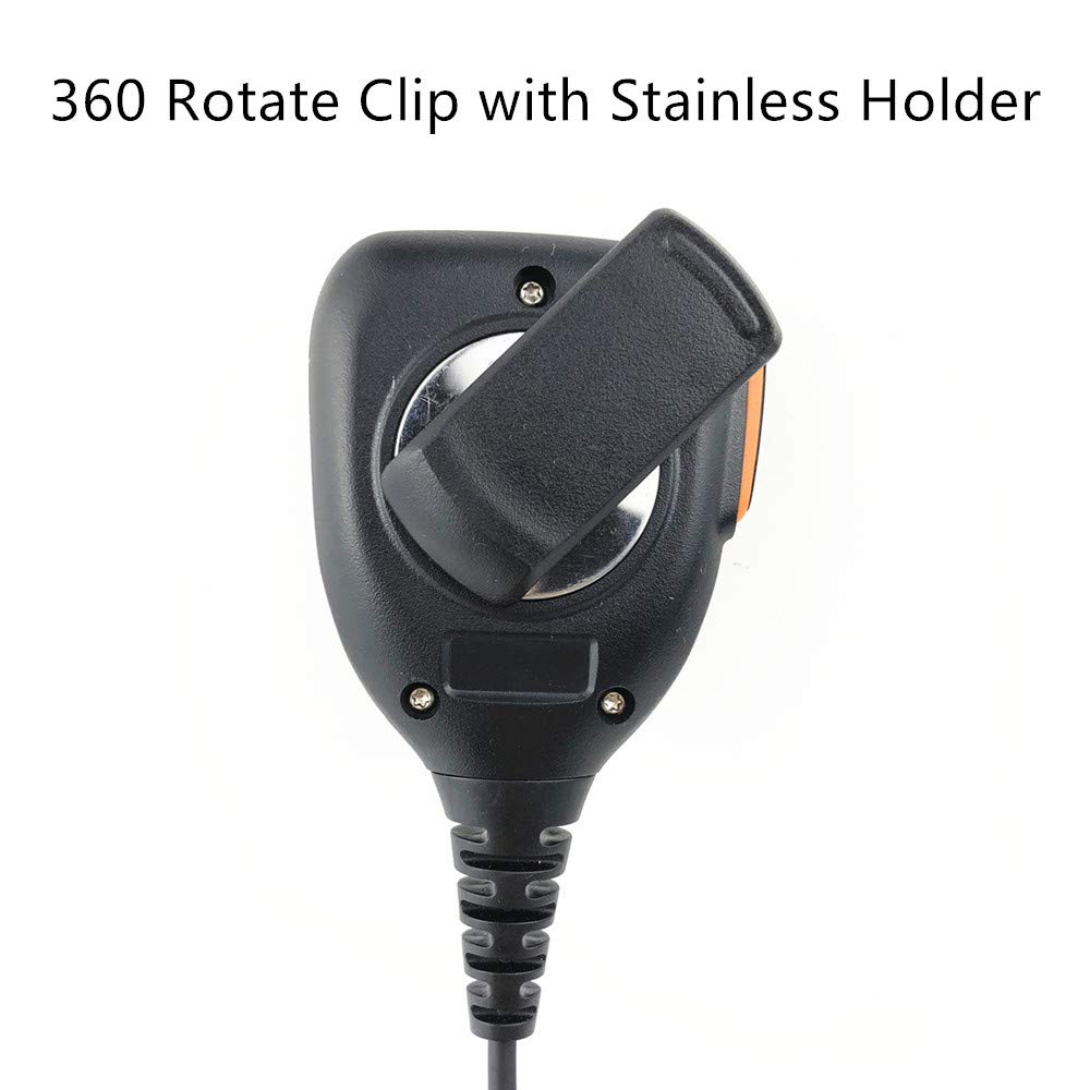 radtel Platinum Series Rainproof Heavy Duty Shoulder Speaker Mic Compatible RT-470X RT-470 RT-490 RT-890 RT-830 RT-495 TYT Kenwood radios,Microphone… (Advanced Mic)