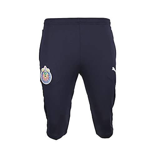 PUMA Mens Chivas Training Pants-3/4 Length Small, PUMA New Navy