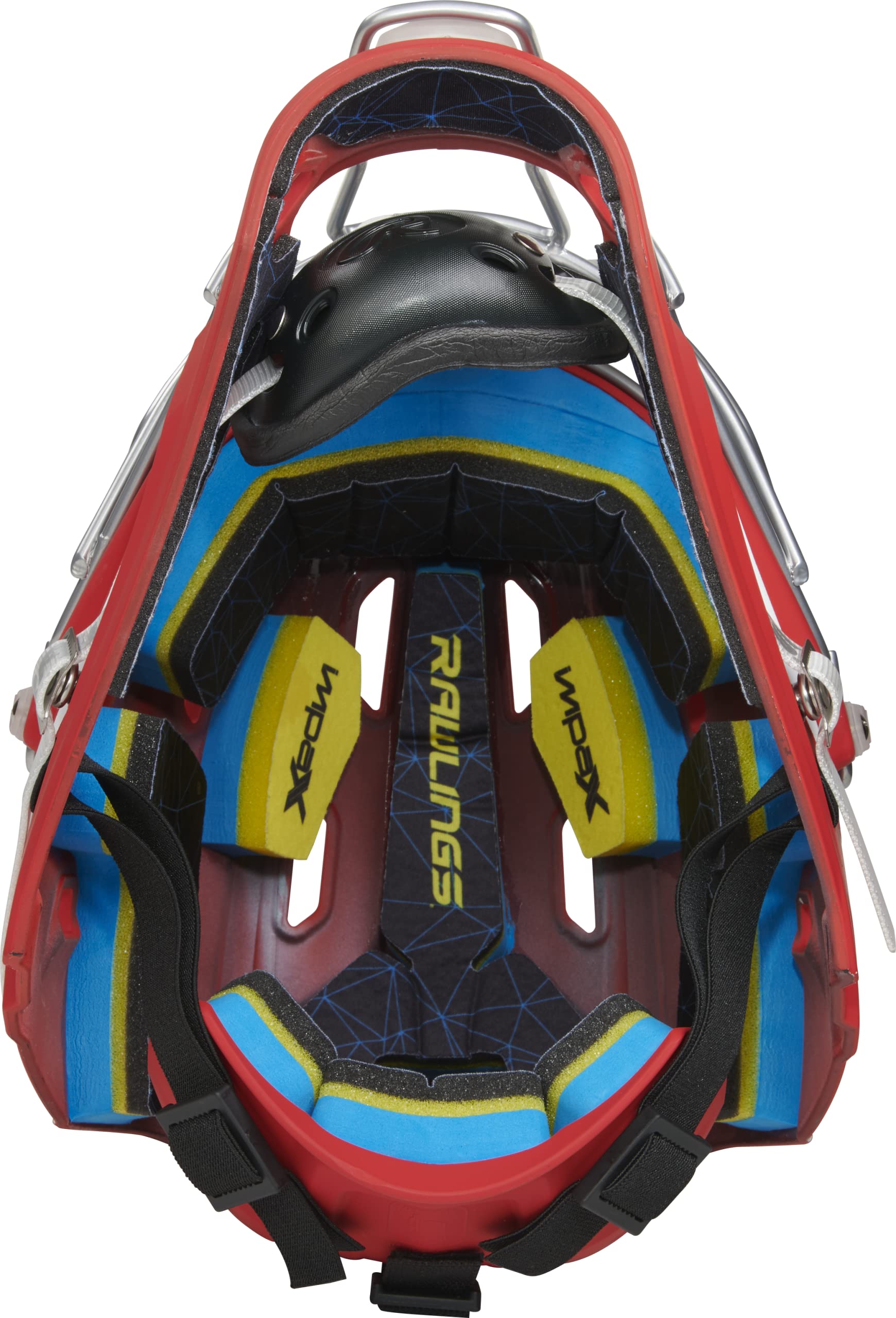 Rawlings | MACH Catcher's Helmet | Baseball | Junior (6 1/2" - 7") | Scarlet/White