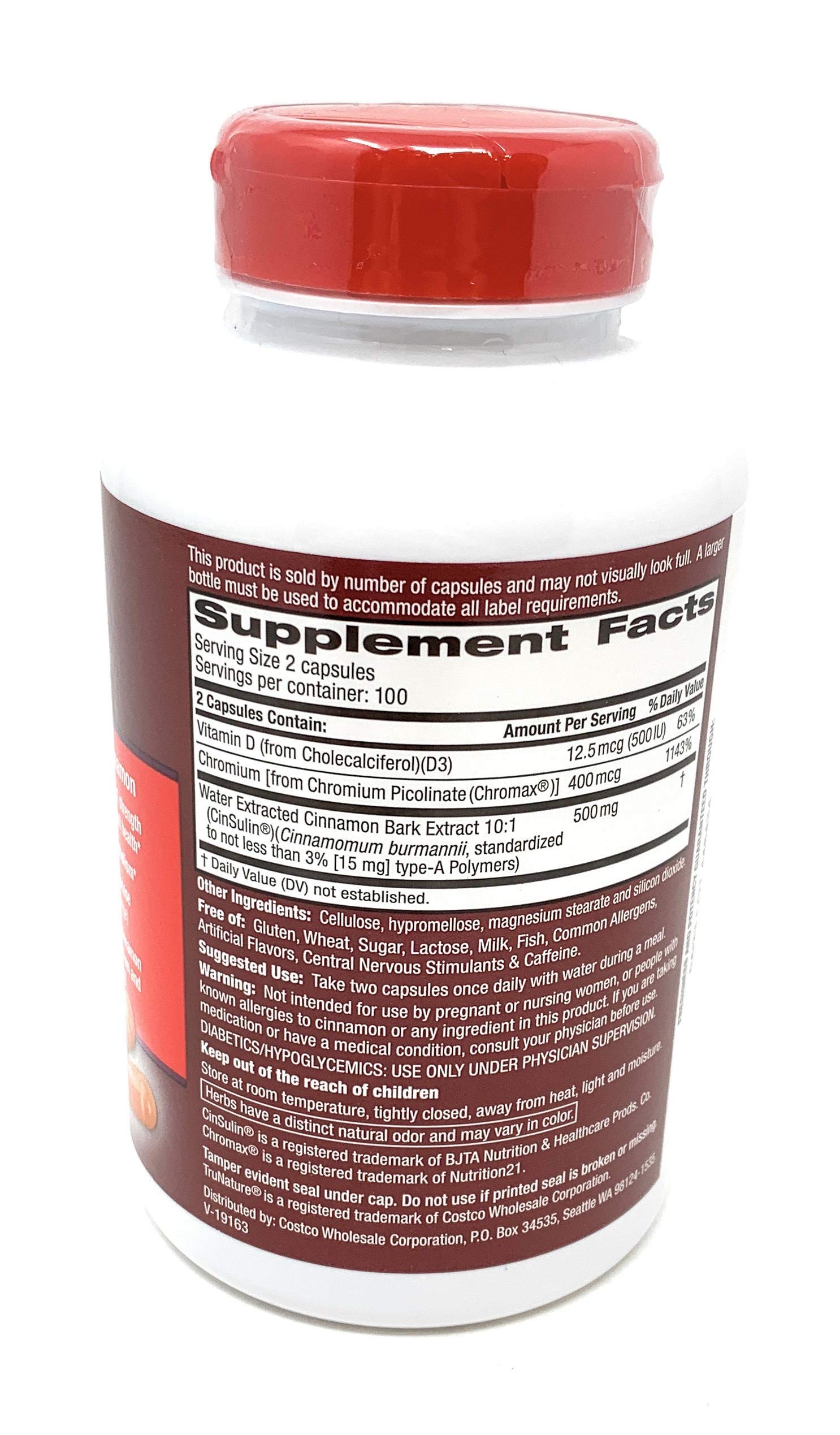 TruNature Advanced Strength Cinsulin, Cranberry, 200 Count
