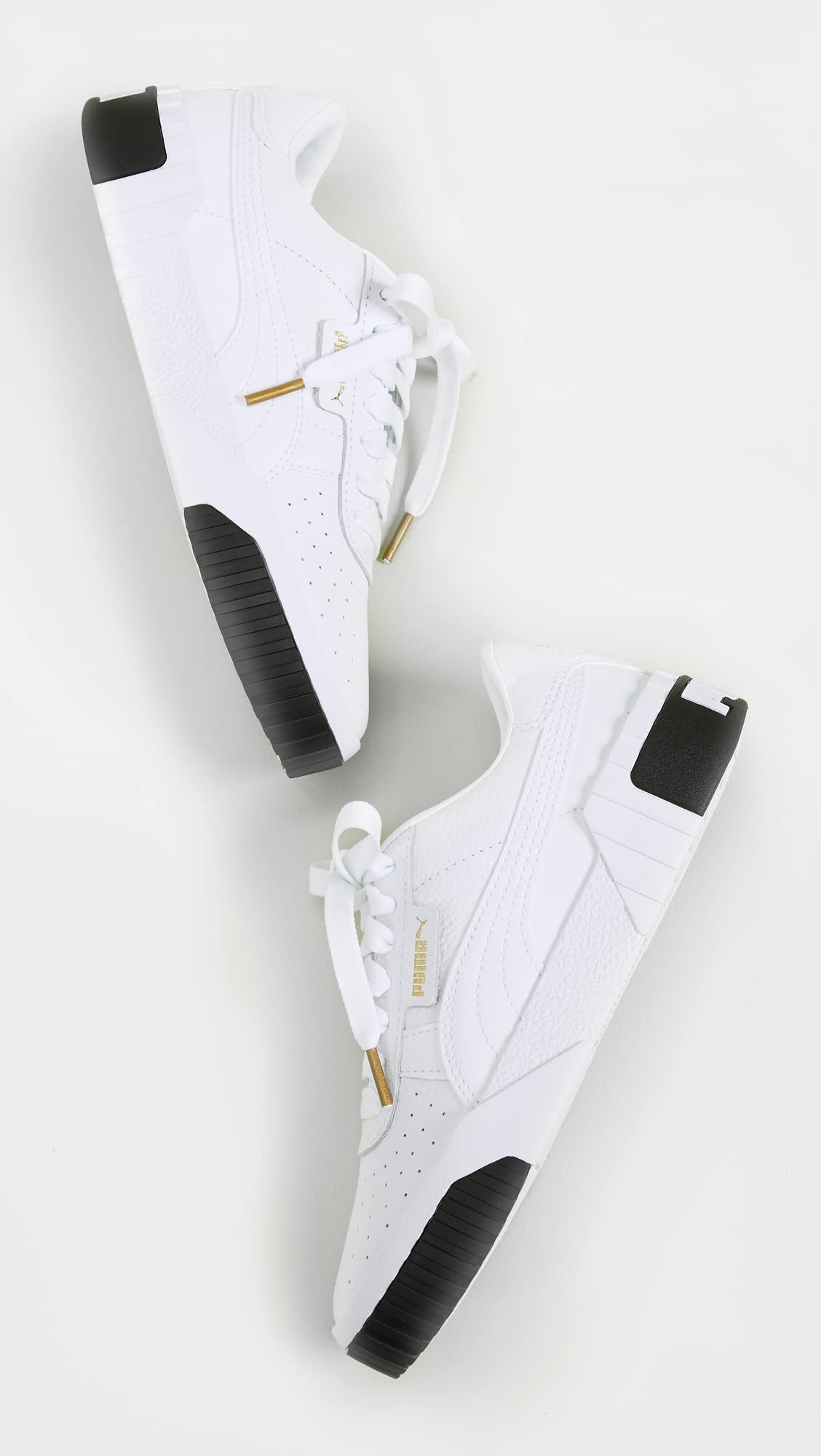 PUMA Womens Cali Sneaker, PUMA Womens white-PUMA Womens black, 6