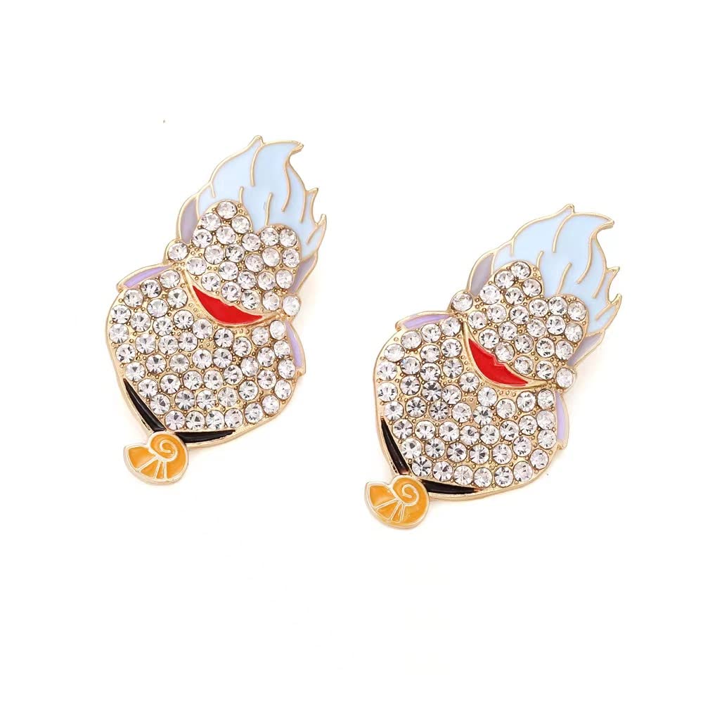 Ursala Earrings for Women, Girls, Stainless Steel, No Gemstone