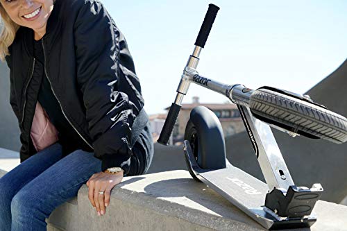 Razor A5 Air Kick Scooter for Kids Ages 8+ - Extra-Long Deck, 8" Pneumatic Rubber Wheels, Foldable, Anti-Rattle Handlebars, For Riders up to 220 lbs